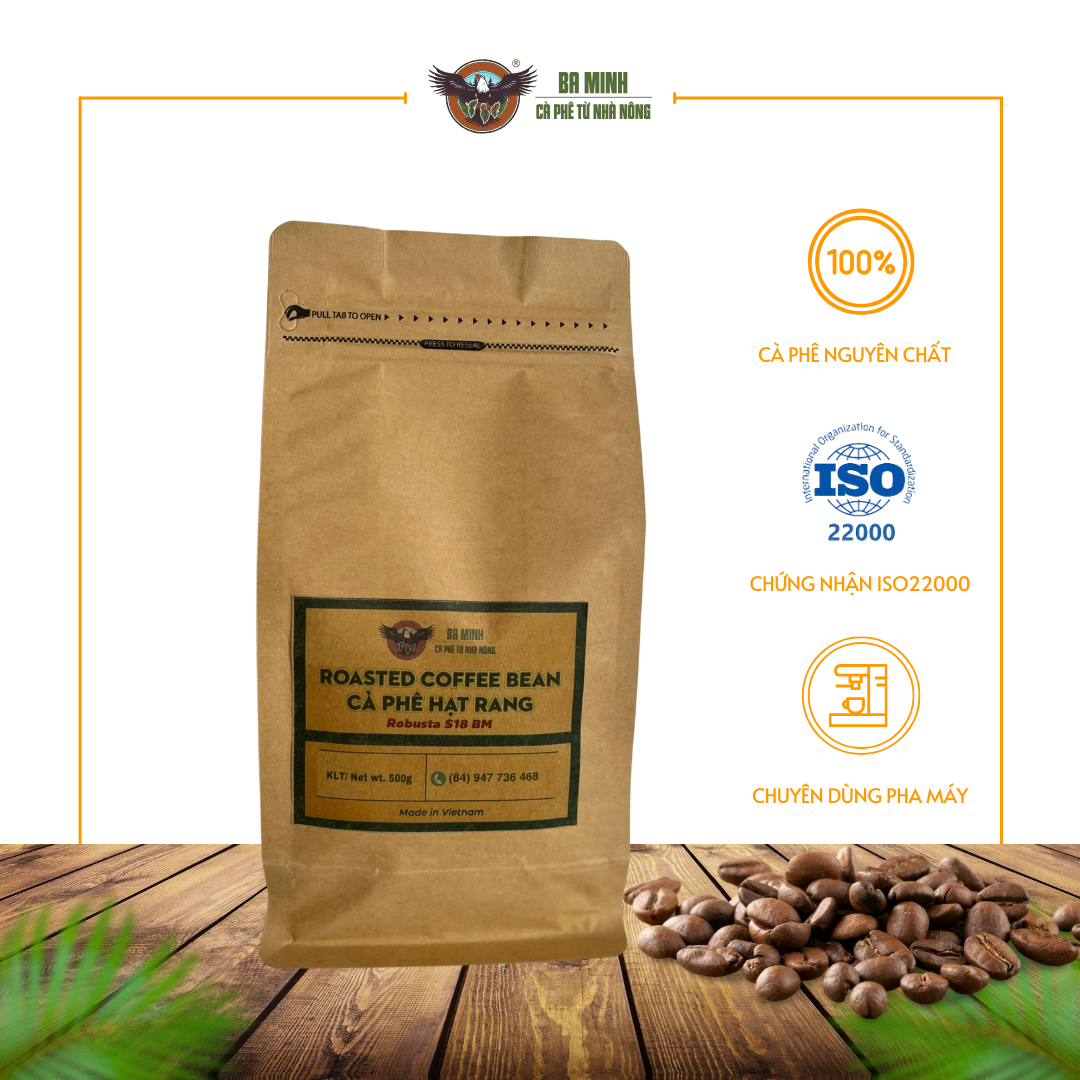 Cà Phê Robusta S18 BM | Cà Phê Ngon Buôn Ma Thuột